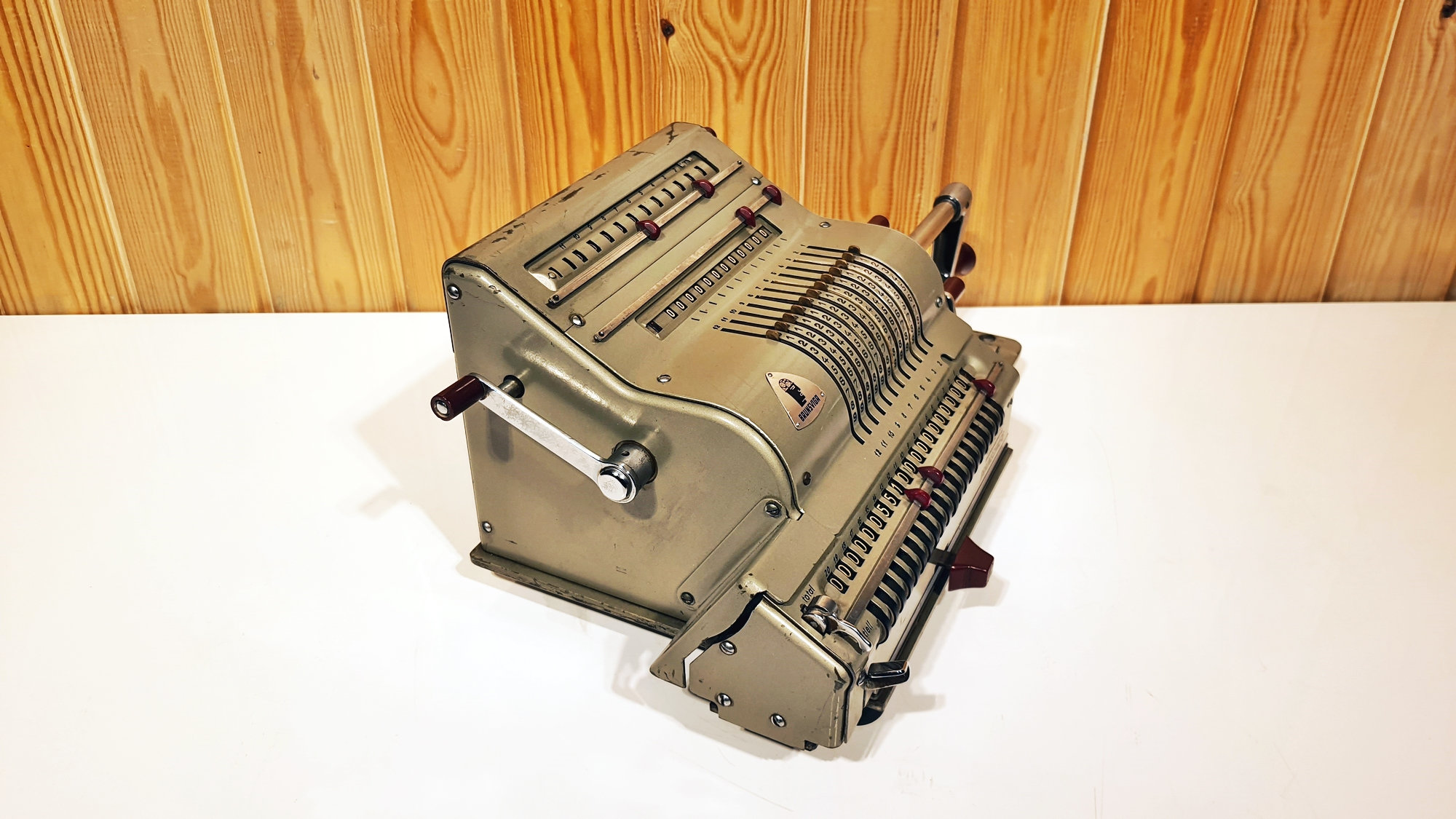 Mechanical Brunsviga Calculator Classic Vintage Office Tool Antique ...