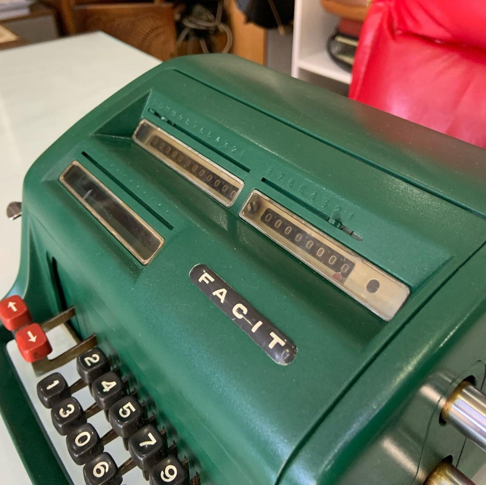 1960s Facit Calculator - Timeless Mechanical Adding Machine - Retro ...