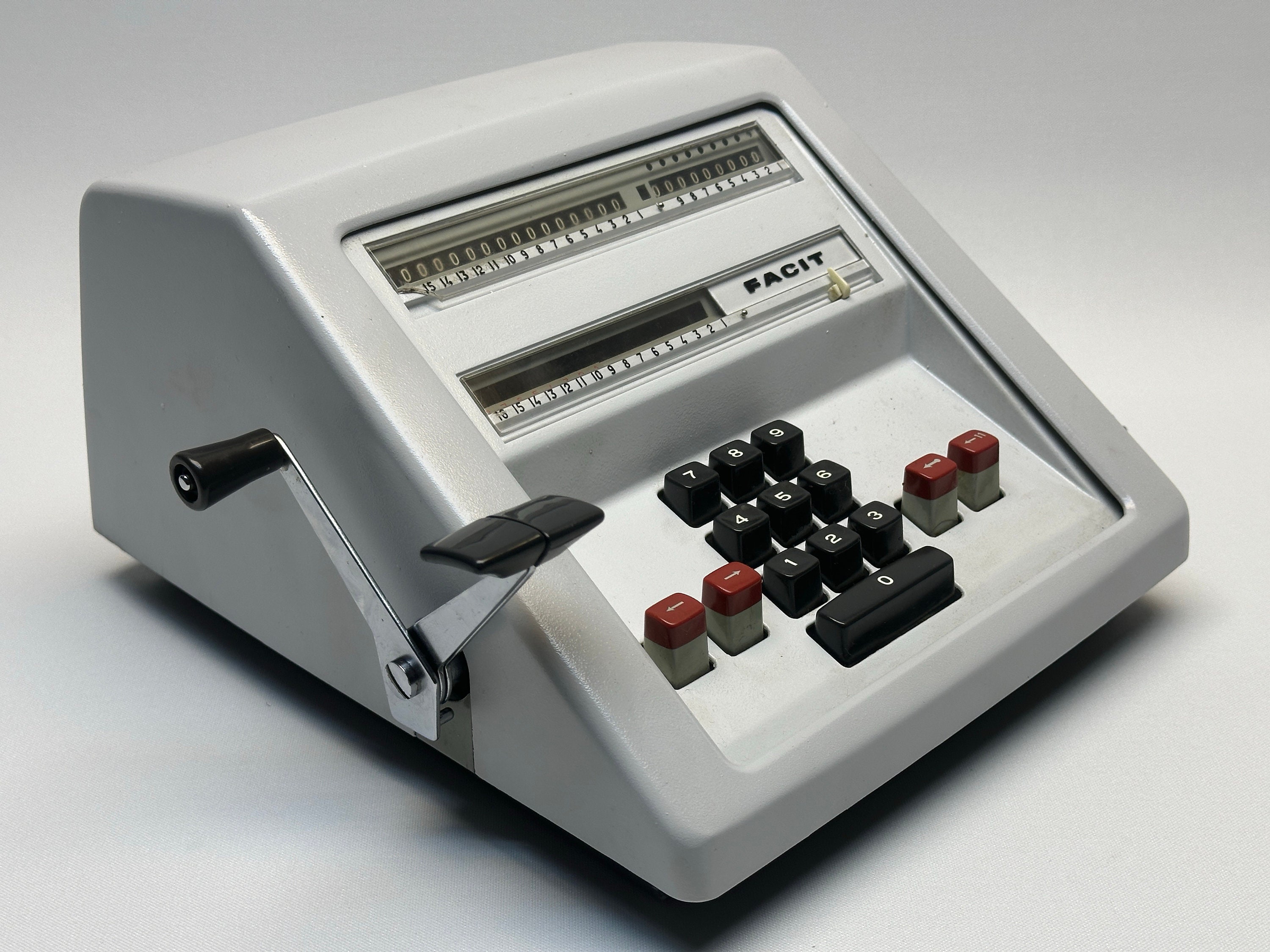 Facit Mechanical Calculator Old School Desk Accessory Vintage Office ...