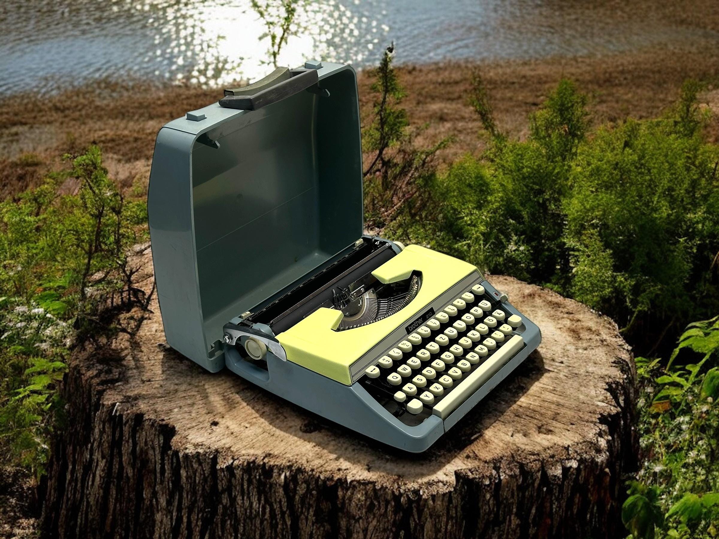 Vintage Brother Typewriter - Fully Functional Manual Typewriter, Retro ...