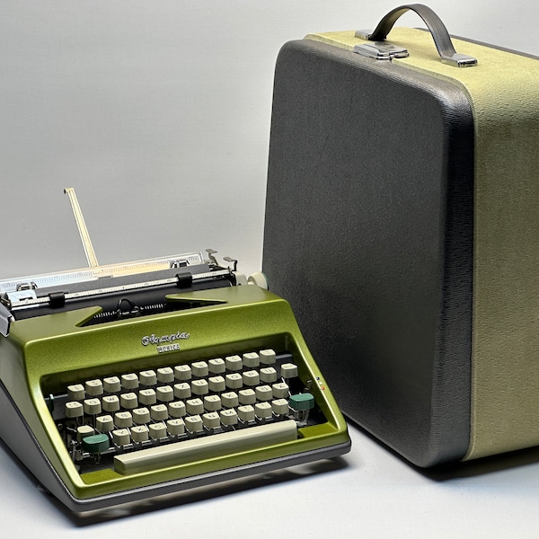 Green Typewriter - Etsy