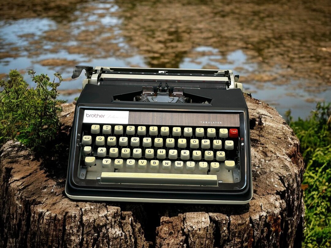 Vintage Black Brother Typewriter - Classic Manual Machine - Etsy