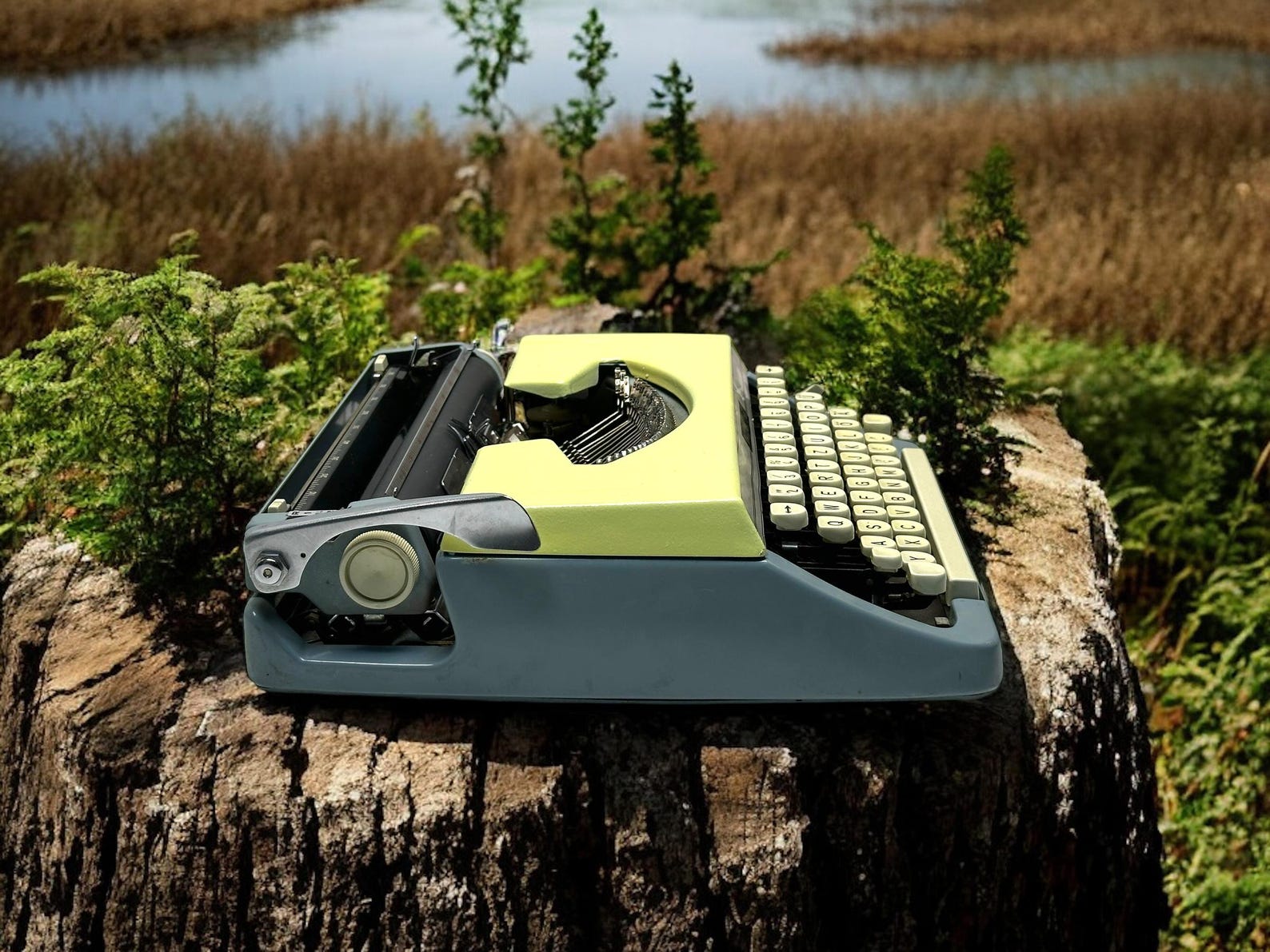 Vintage Brother Typewriter - Fully Functional Manual Typewriter, Retro ...