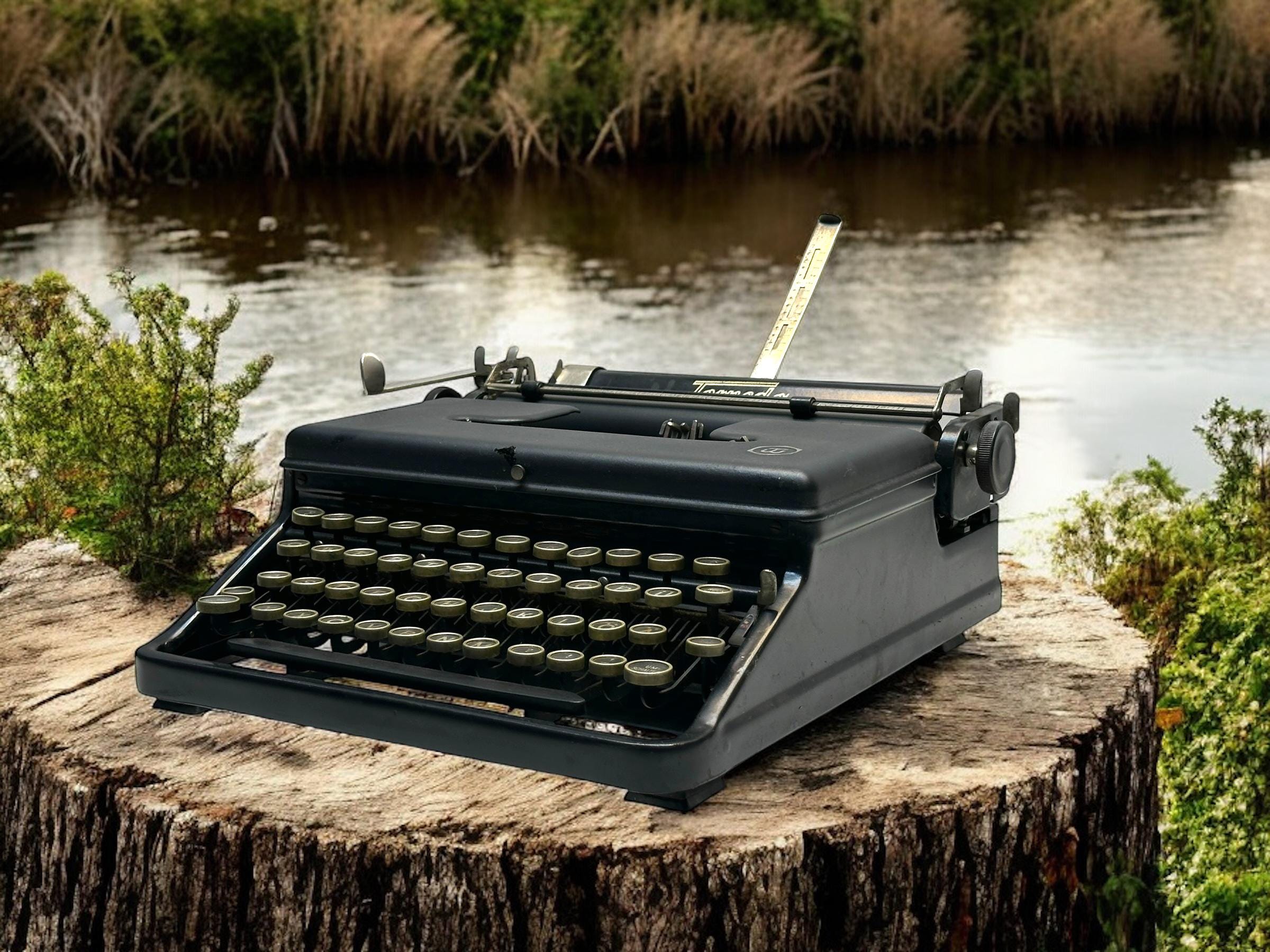 Vintage Torpedo Typewriter With Glass Keys – Fully Functional - Etsy