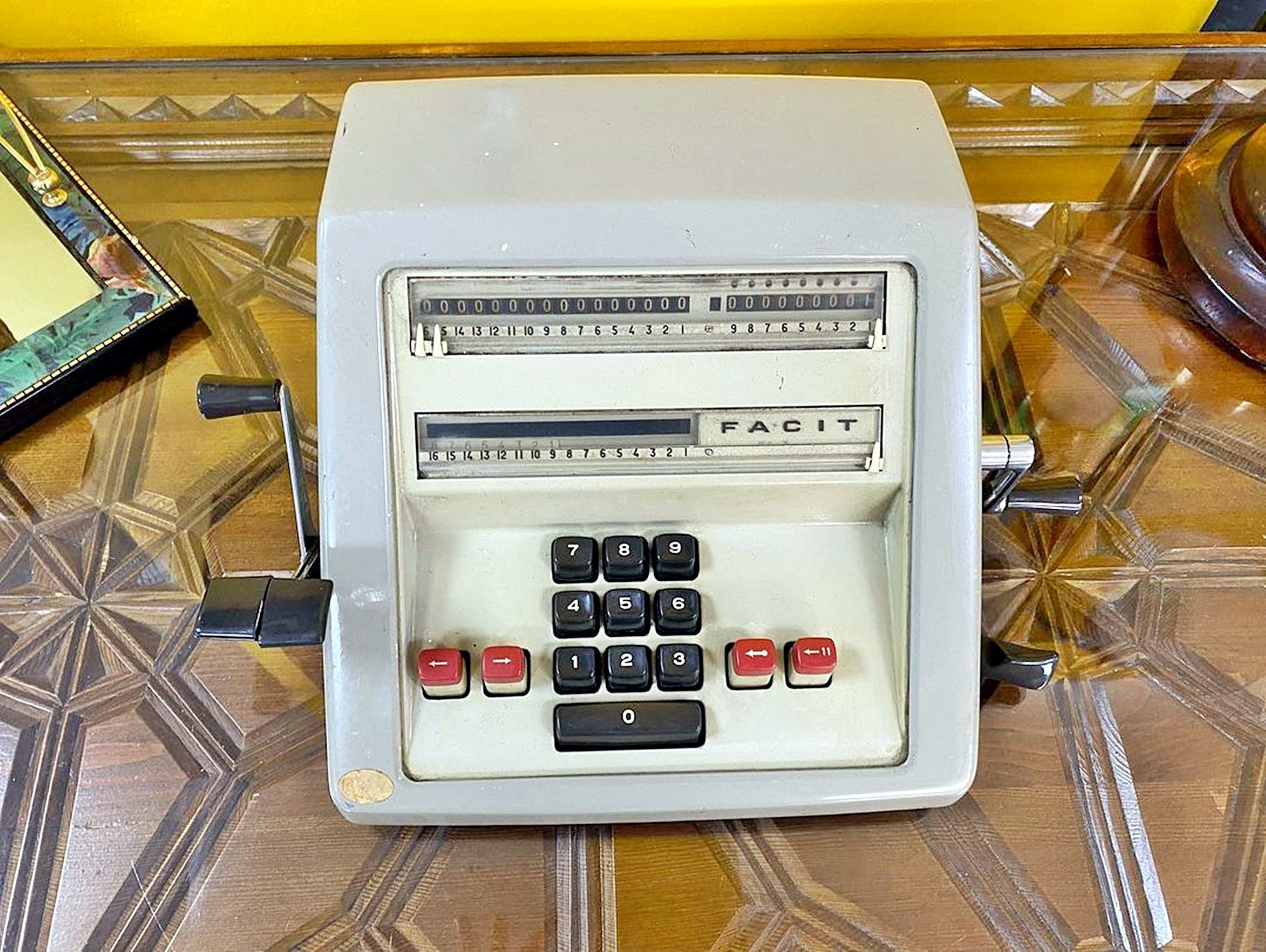 Facit Vintage Calculator | Retro Office Decor | Antique Mechanical ...