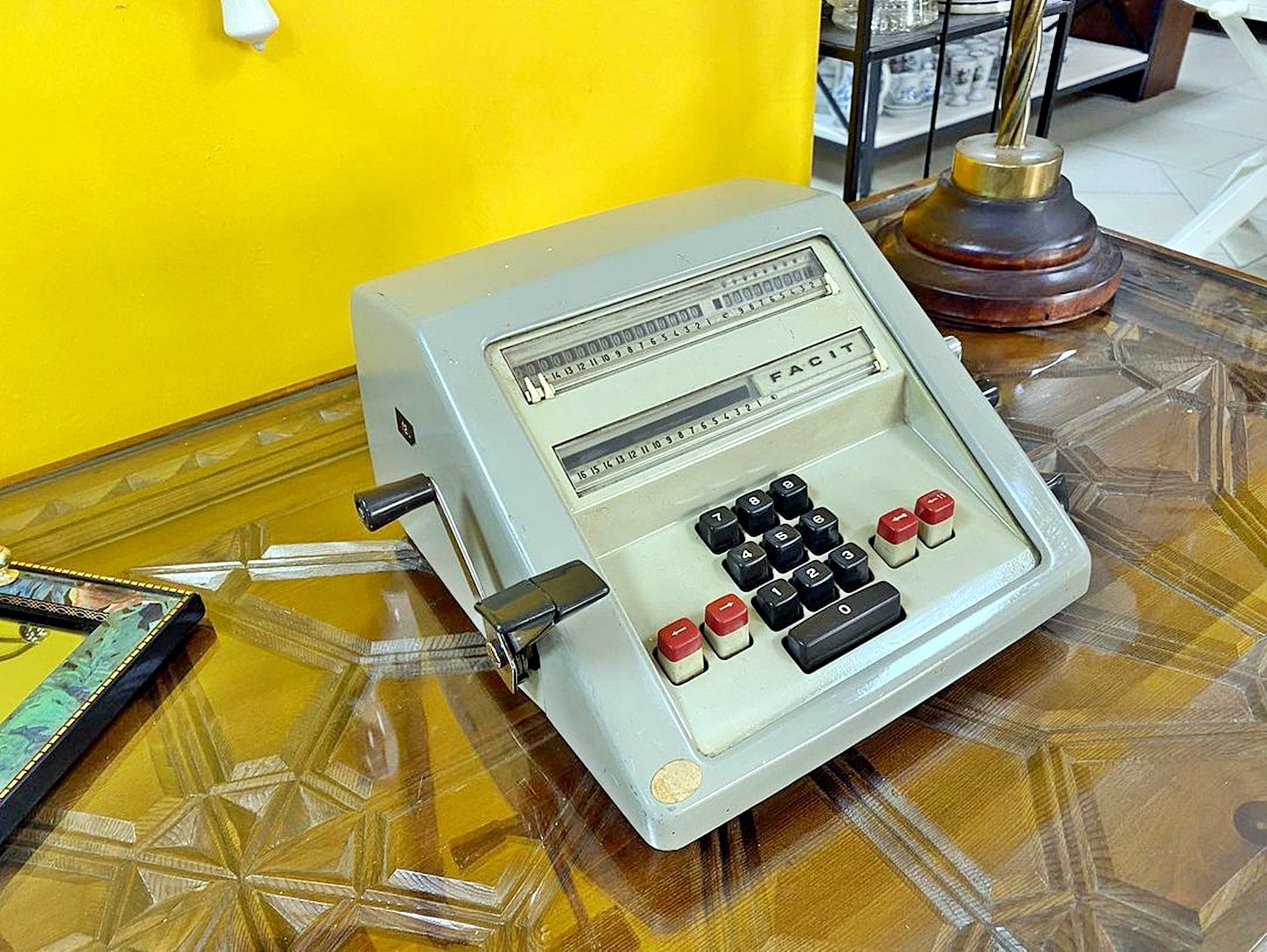 Facit Vintage Calculator | Retro Office Decor | Antique Mechanical ...