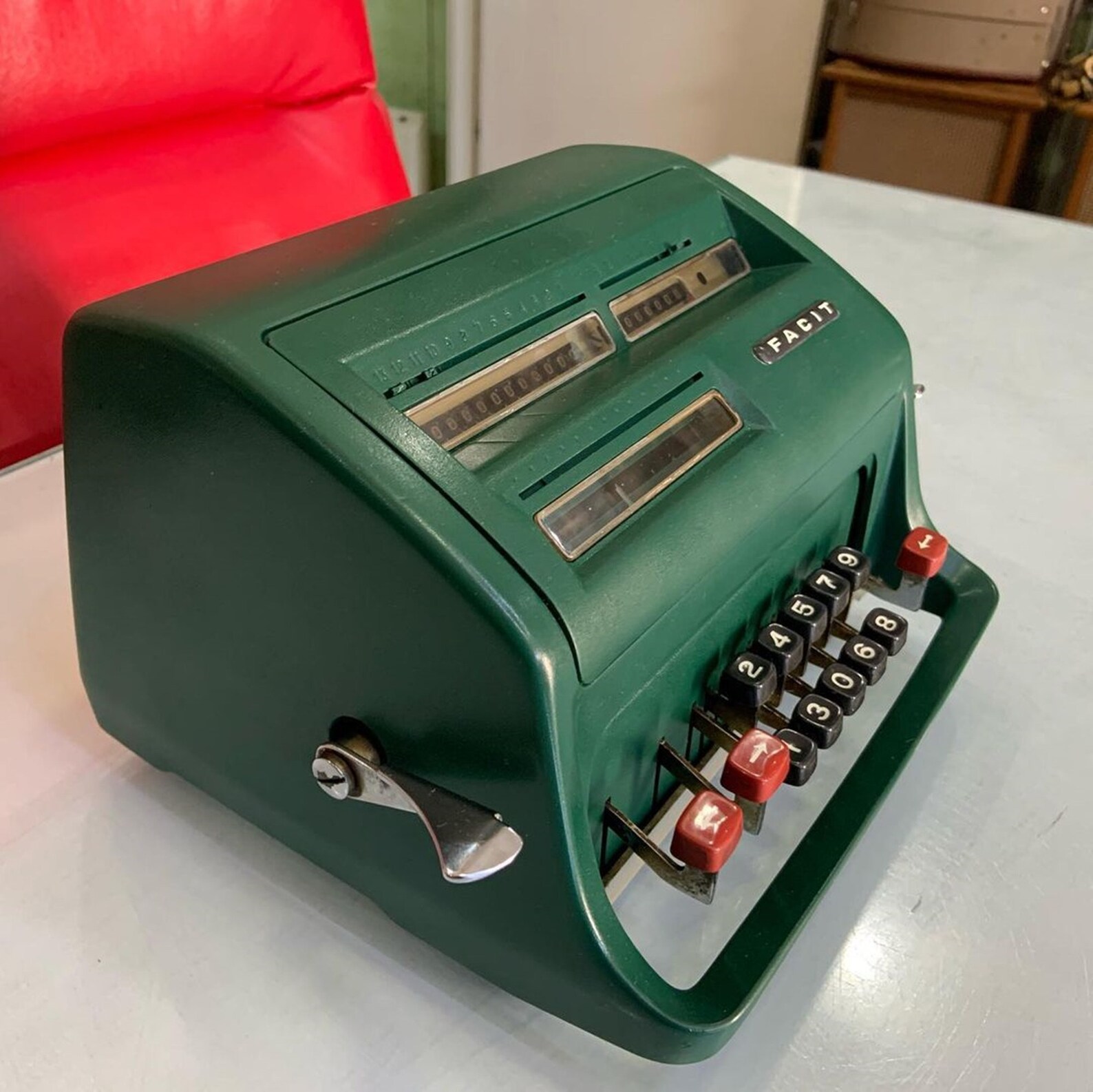 1960s Facit Calculator - Timeless Mechanical Adding Machine - Retro ...