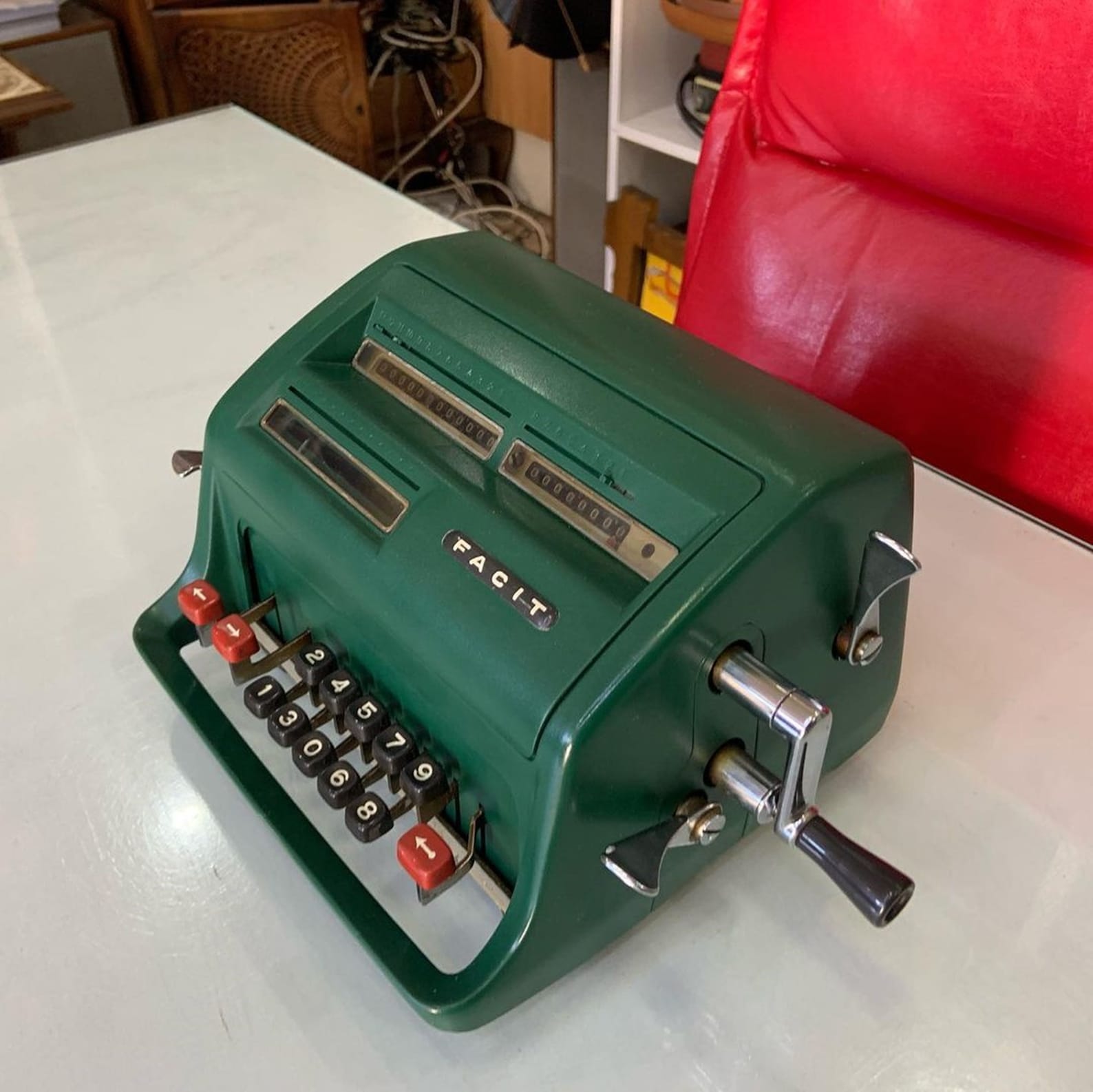 1960s Facit Calculator - Timeless Mechanical Adding Machine - Retro ...