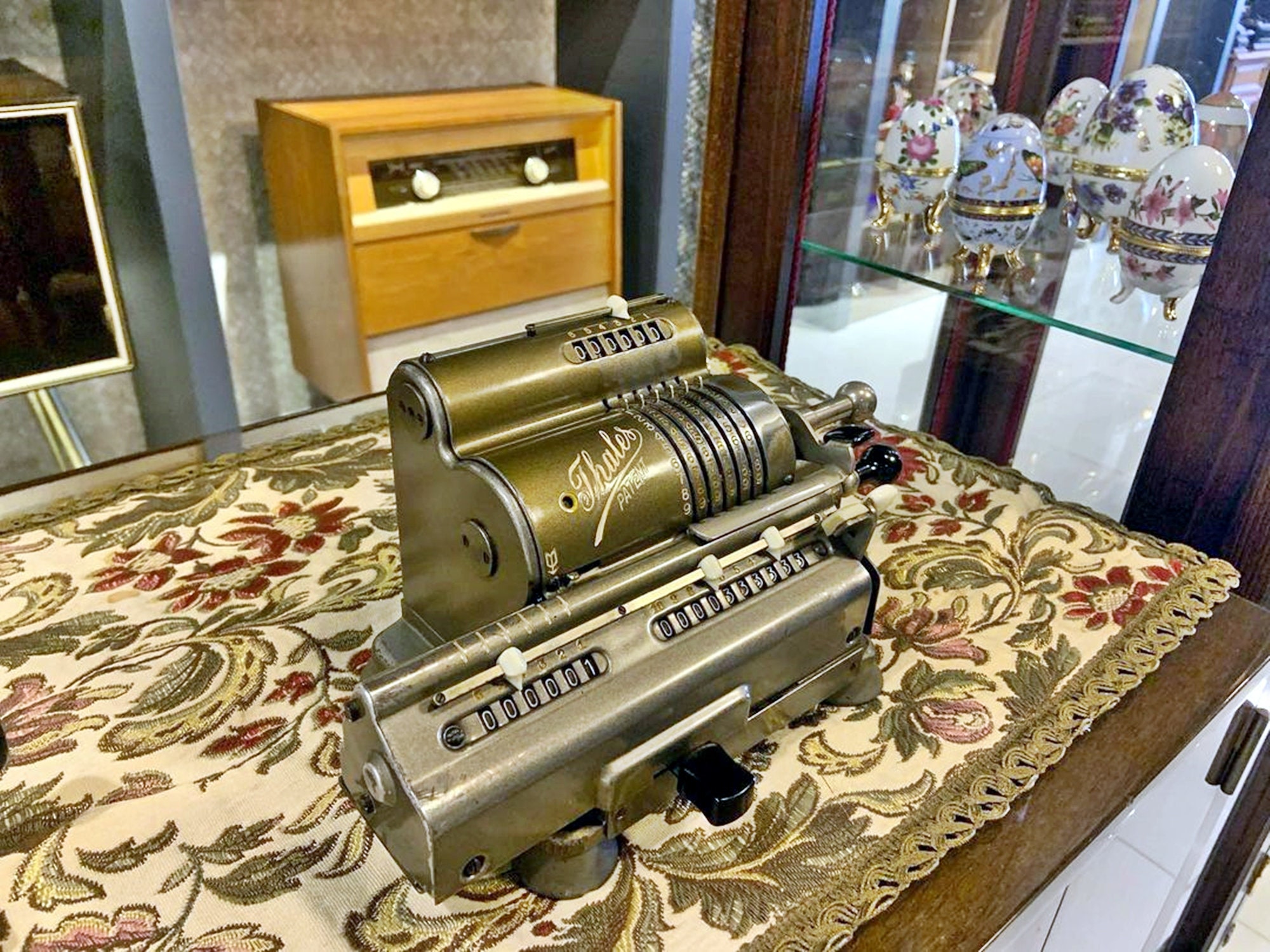 Thales Patent Calculator, Manual Mechanical Adding Machine, Vintage ...