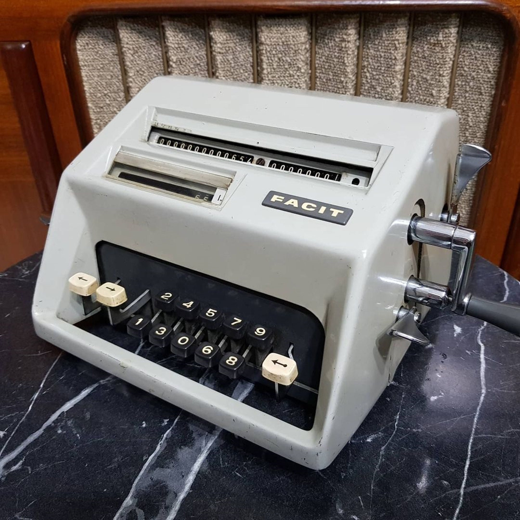 Vintage Facit Calculator Klassieke mechanische rekenmachine Retro ...