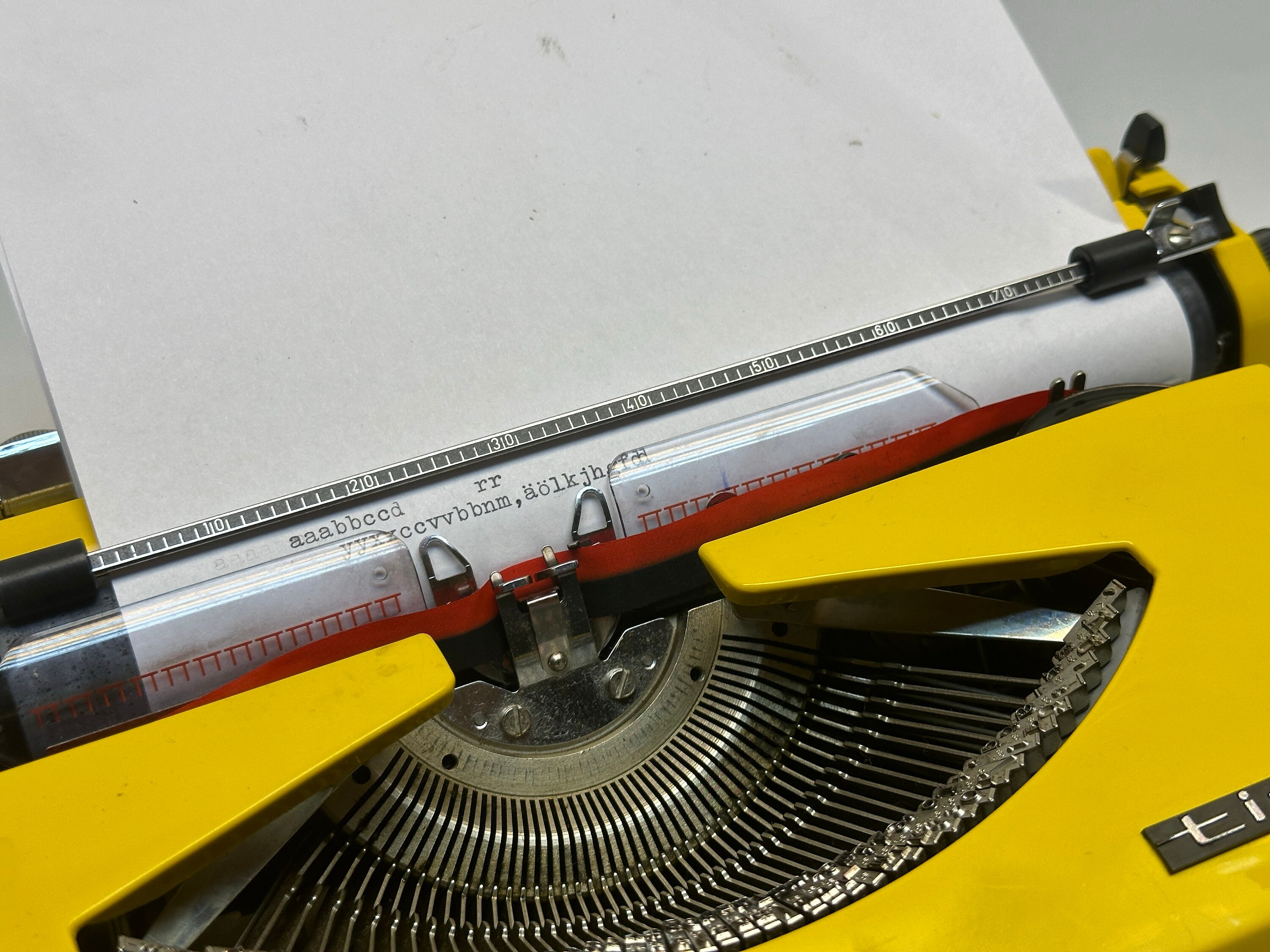 Adler Tippa Yellow Typewriter - Perfect Gift for Family and Friends ...