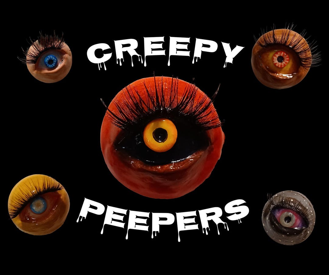 Creepy Peeper Magnets - Etsy