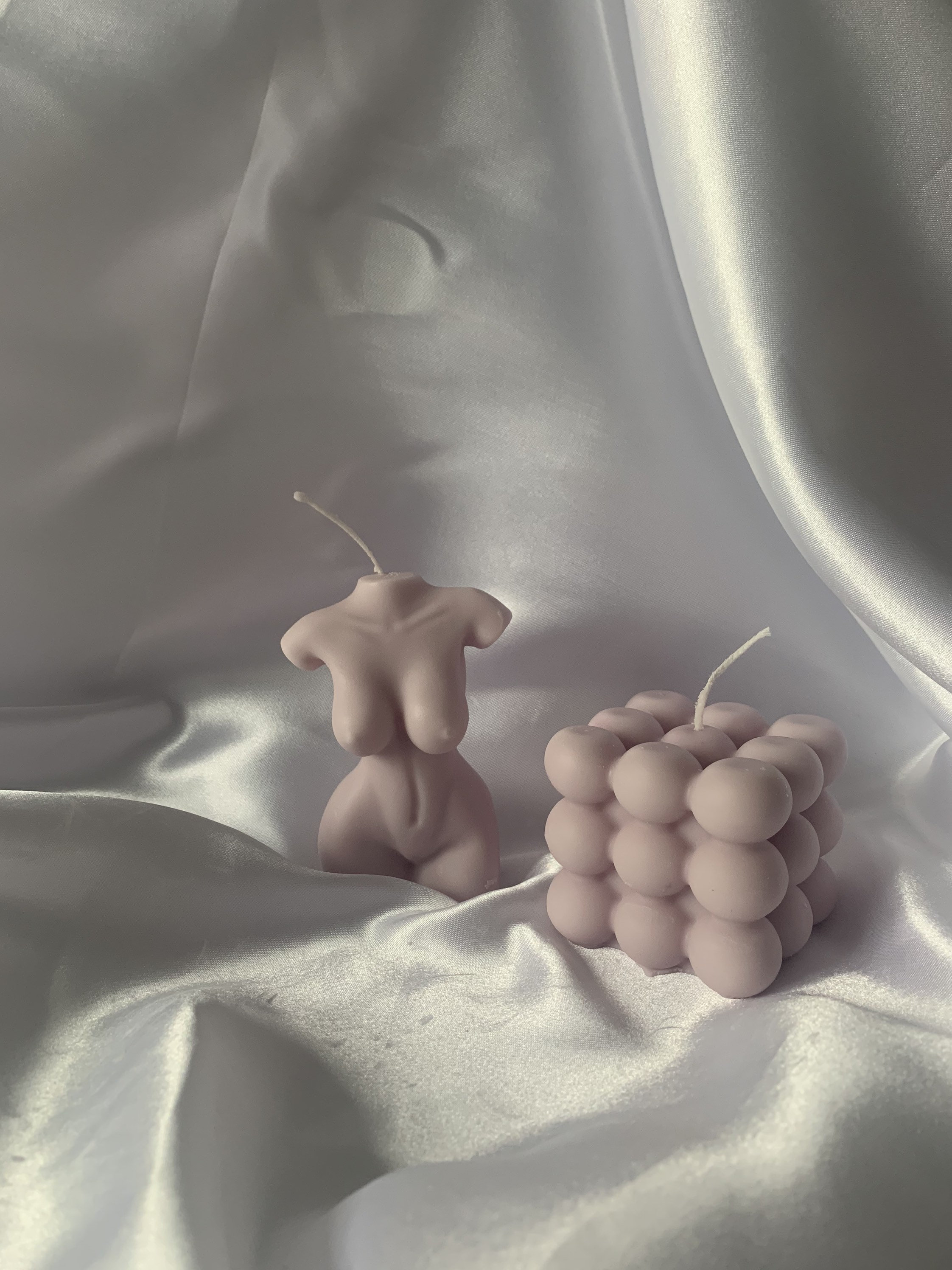 Bubble and Woman Body Candle Bundle woman Body Candle Female - Etsy UK