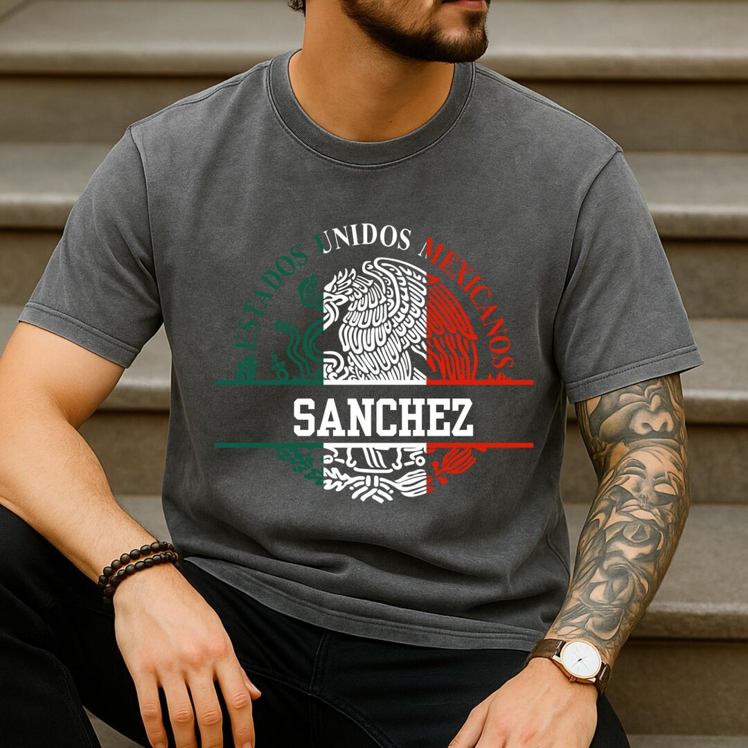 Personalized Mexican Flag Sweatshirt: Mexico Heritage Apparel - Etsy