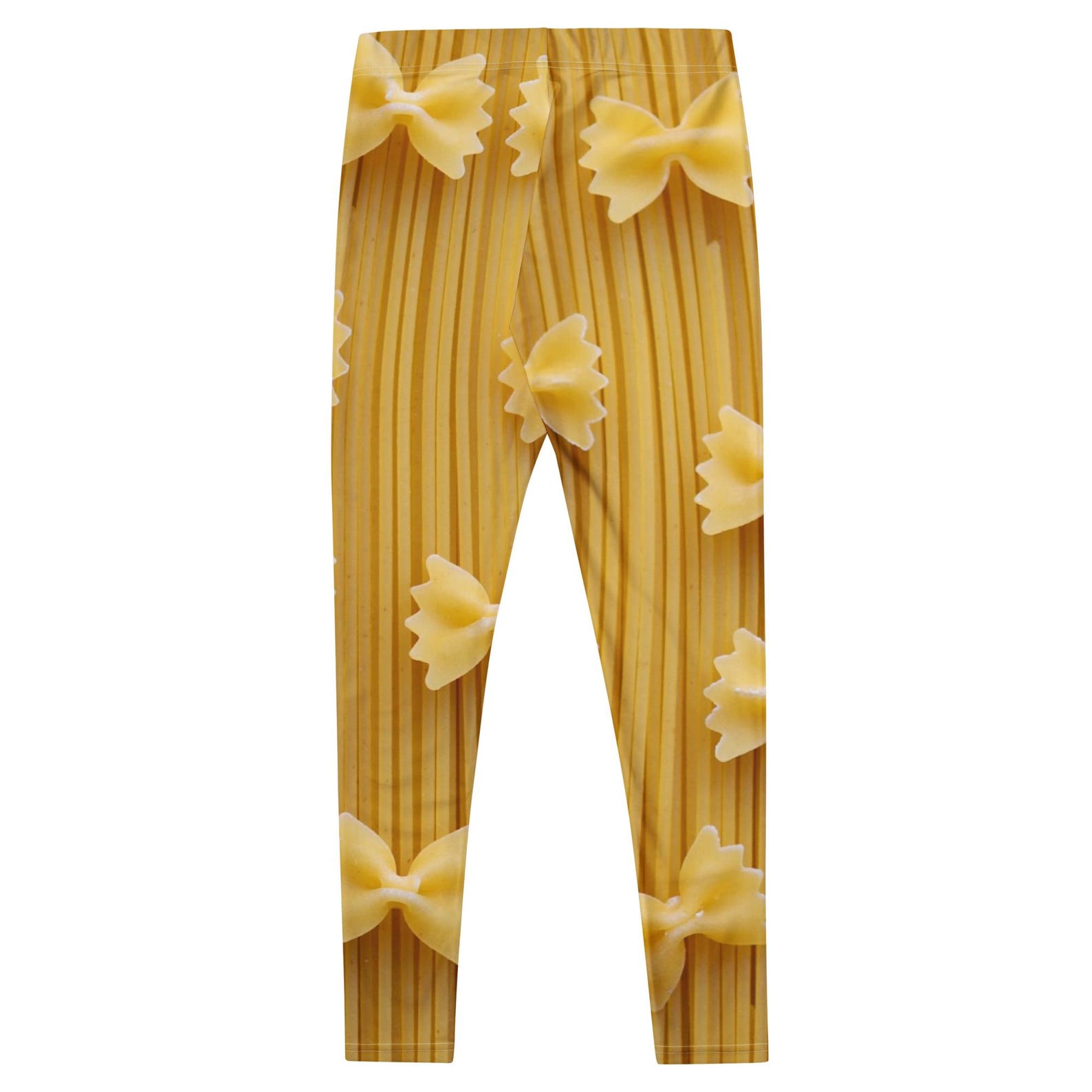 I Love Pasta Leggings ~ Women's Spaghetti Farfalle Noodles Bows Print ...
