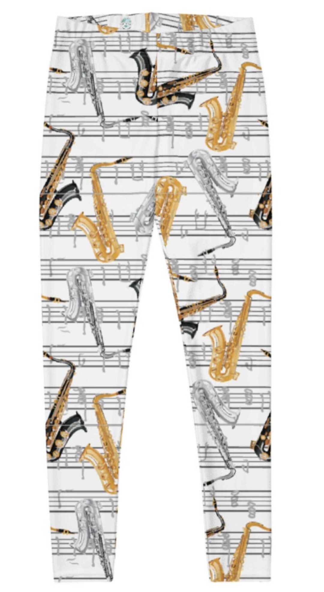 Saxophone Life Leggings Women's Fashion Horn Brass Wind Instrument ...
