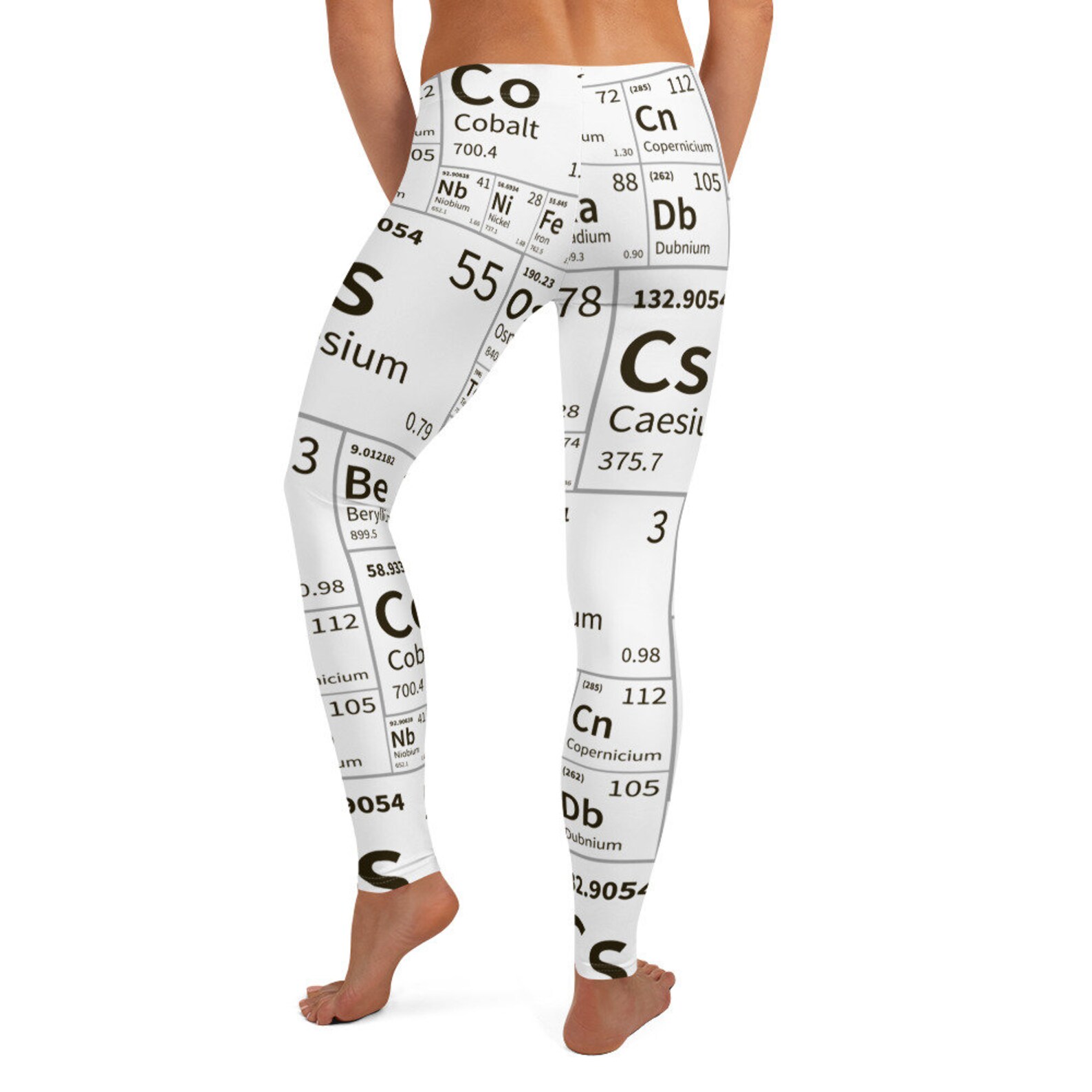 Pippa's Periodic Table Leggings White Women's Teen | Etsy