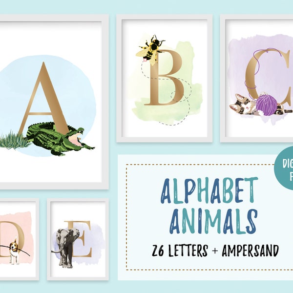 Safari Letters - Etsy
