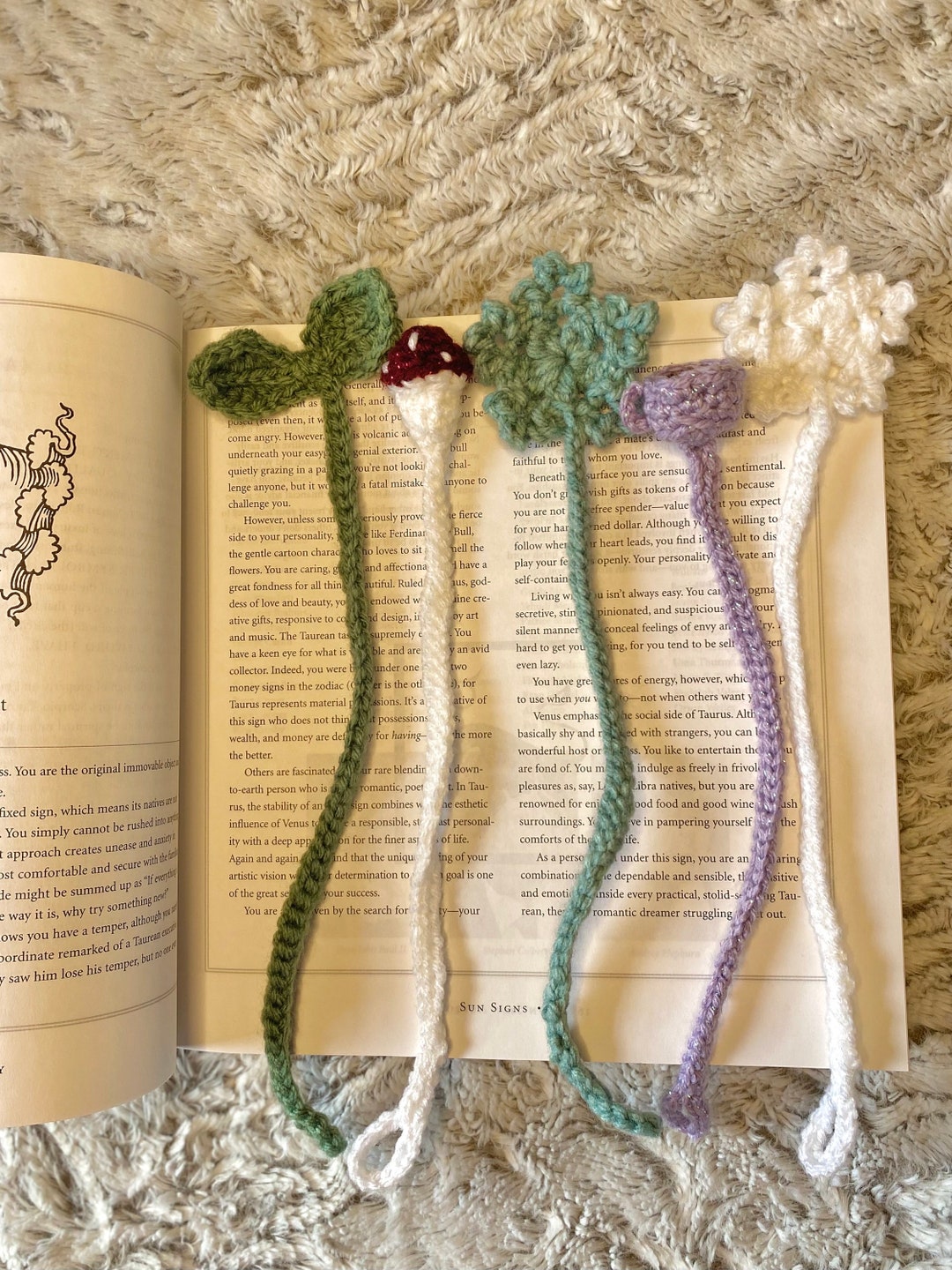 Crochet Bookmarks (set of 2 Mix and Match) - Etsy
