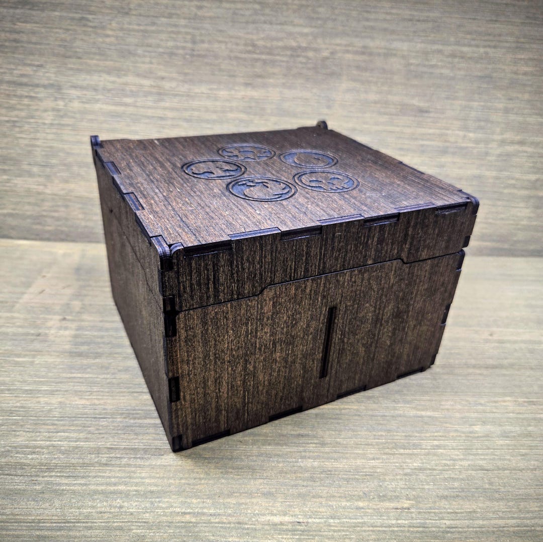 Large Magic Inspired Card Box | Holds 500 Single Sleeved Cards ...