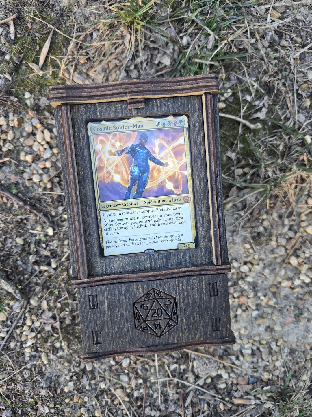 MTG Deck Box: Featuring Commander Window, Magnetic Lid, Dice ...