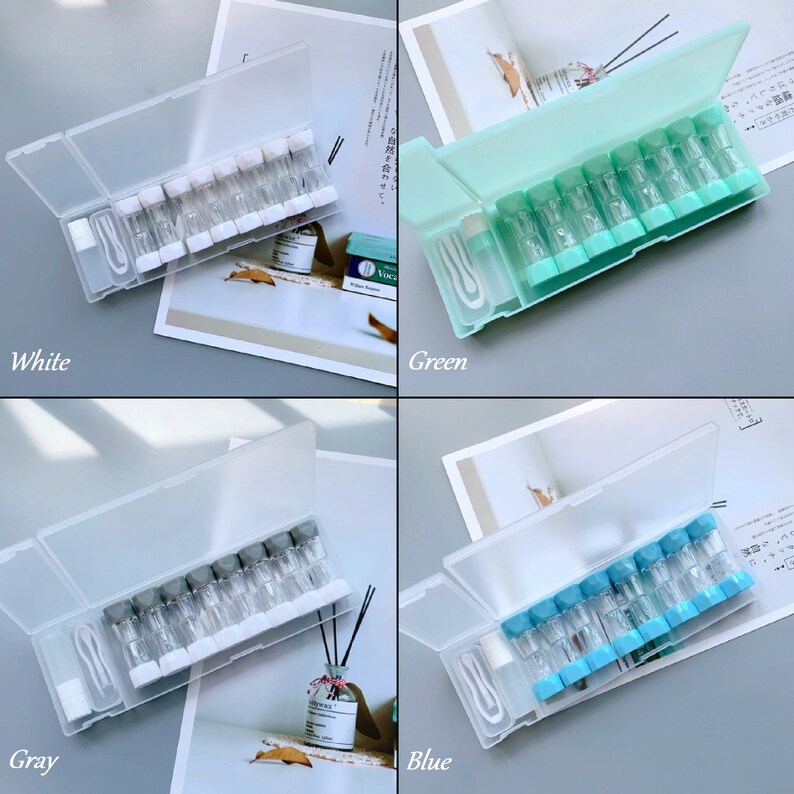 8PCS Contact Lens Case Contact Lens Immersion Kit Contact - Etsy