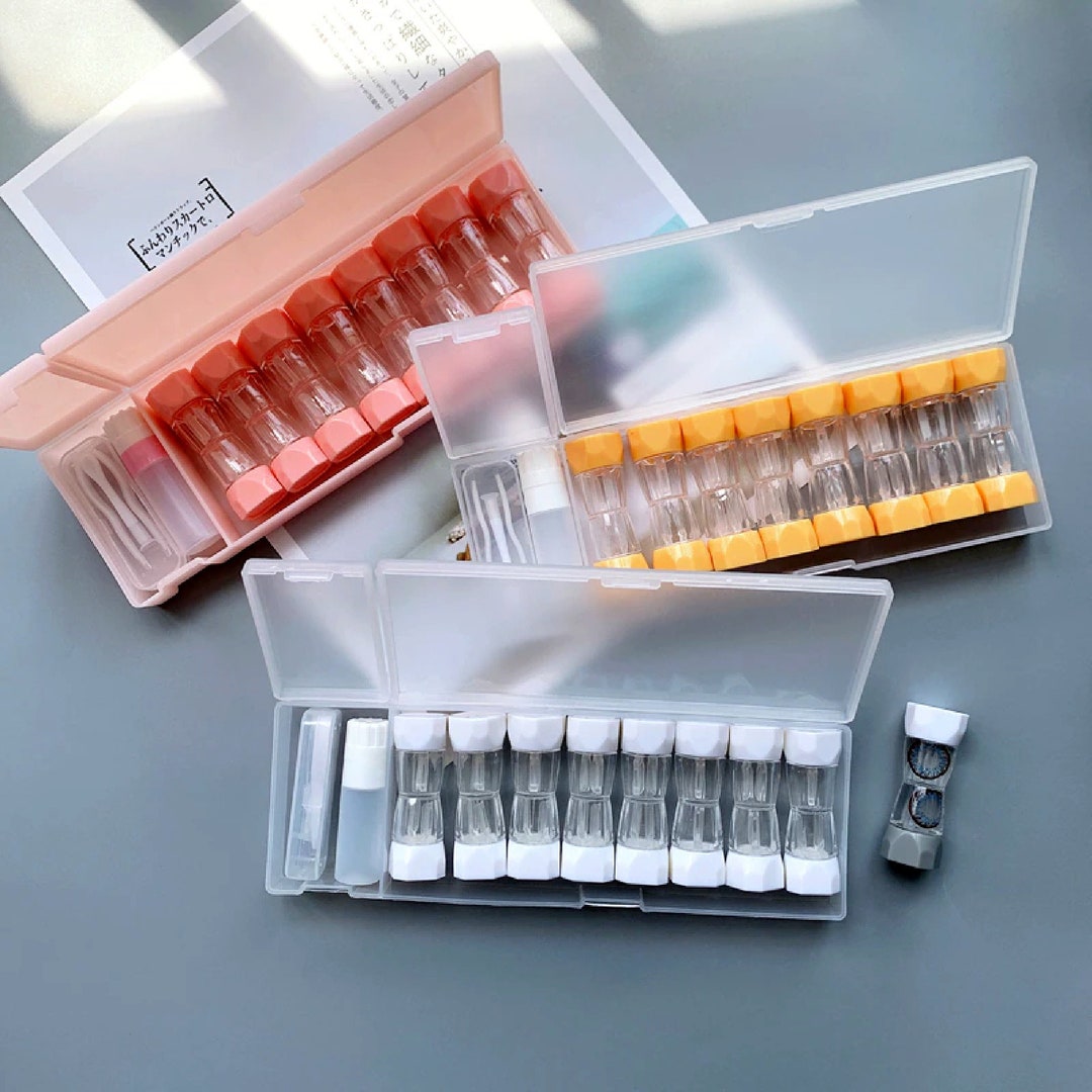 8PCS Contact Lens Case Contact Lens Immersion Kit Contact - Etsy