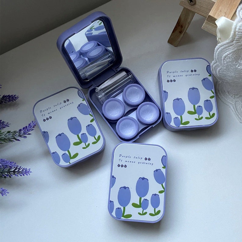 Contact Lens Case Case for Contact Lens Contact Lens Travel - Etsy