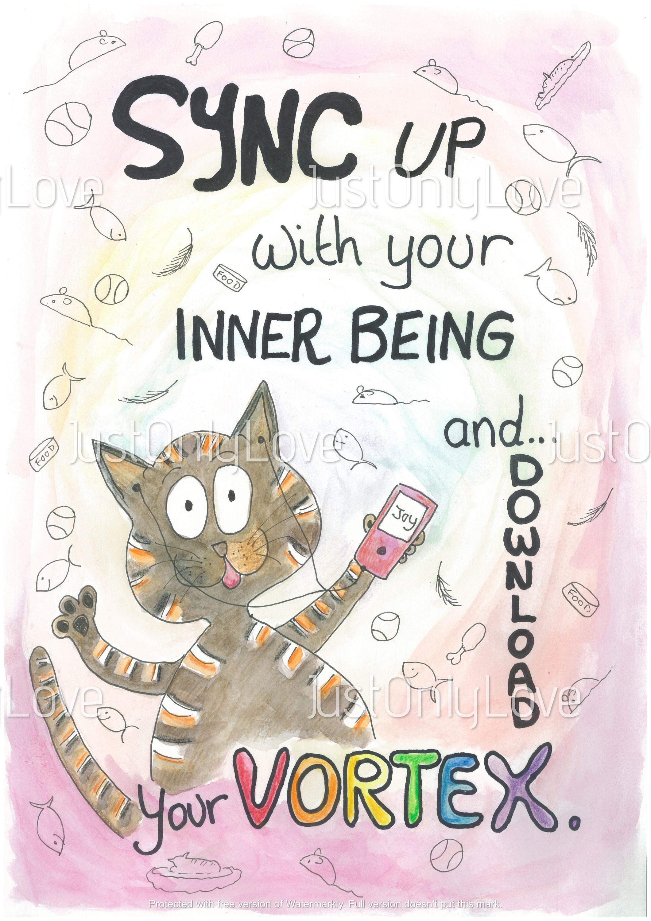 Sync Cat - Etsy