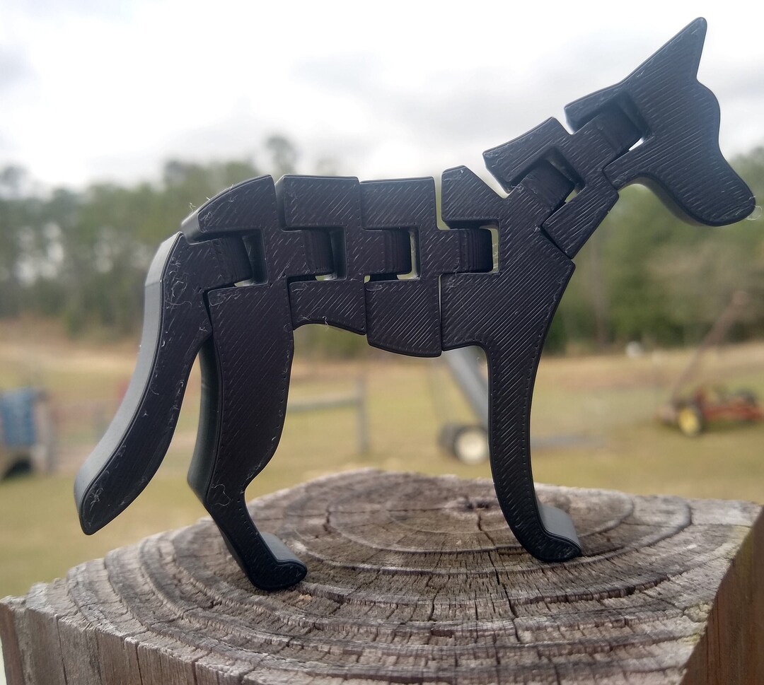 Flexing Germen Shepard Kids Toy - Etsy