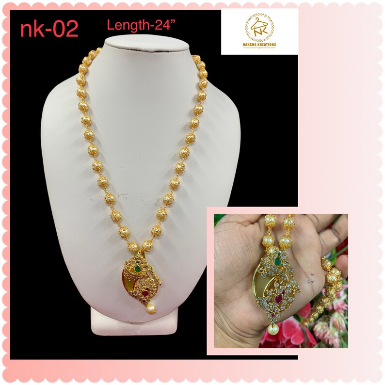 Puligoru Pearl Chain/tiger Nail Chain/puligoru Pendant With - Etsy