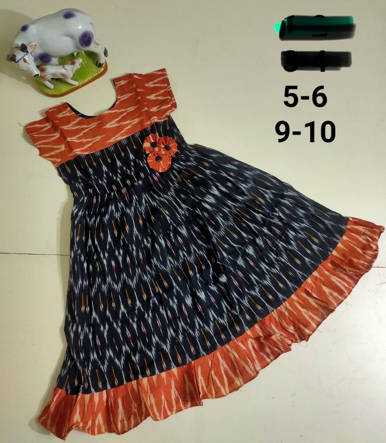 Ikkath Frocks/ruffle Frocks/girls Frocks/kids Dresses/baby Dresses ...