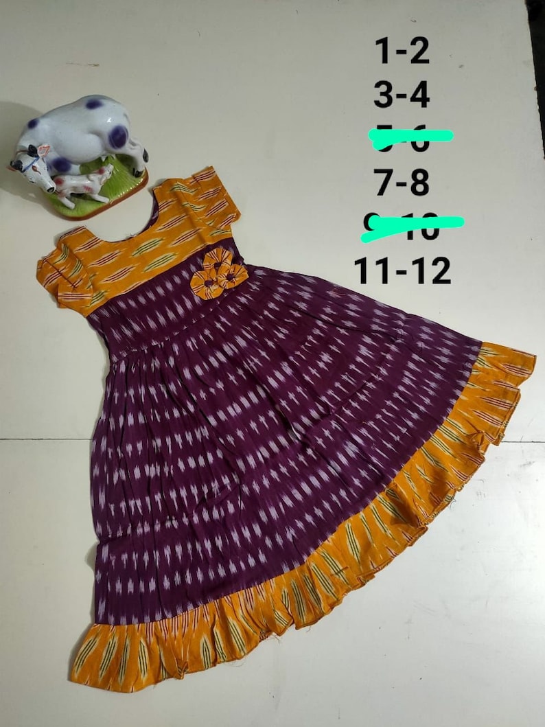 Ikkath Frocks/ruffle Frocks/girls Frocks/kids Dresses/baby Dresses ...