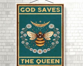 God Save the Queen Bee Shirt - Etsy