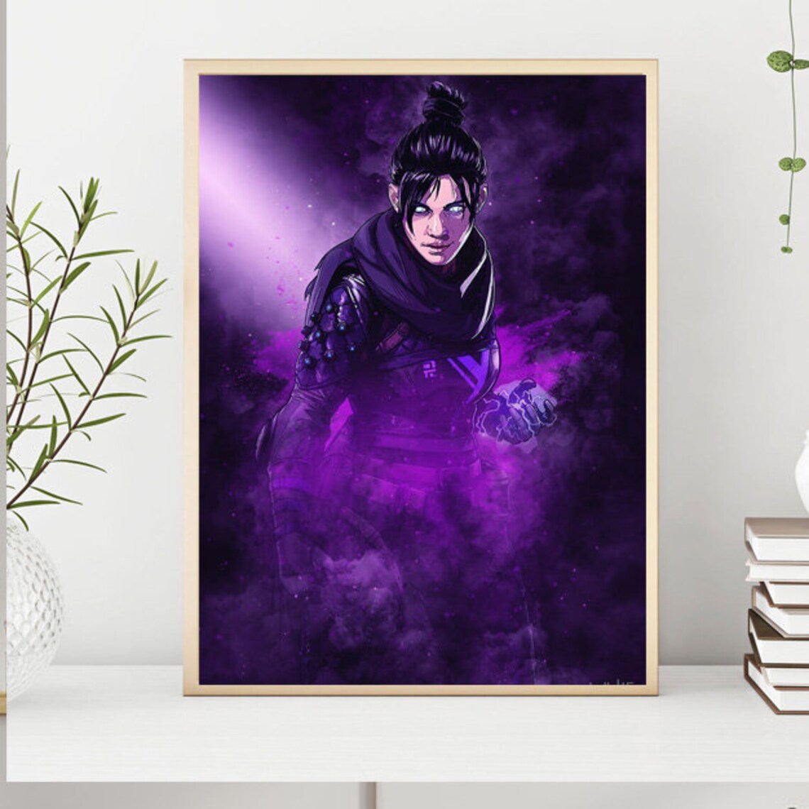 Apex Legends Poster Apex Legends Art Print Wraith Poster | Etsy