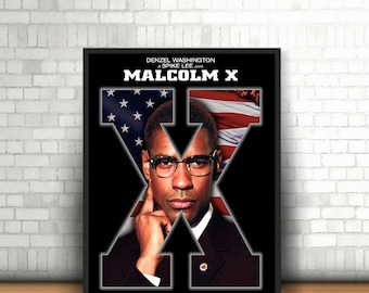 Malcolm X Poster - Etsy