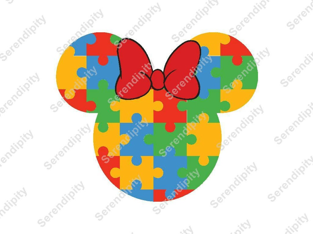 AUTISM MOUSE Svg and Png Files - Etsy