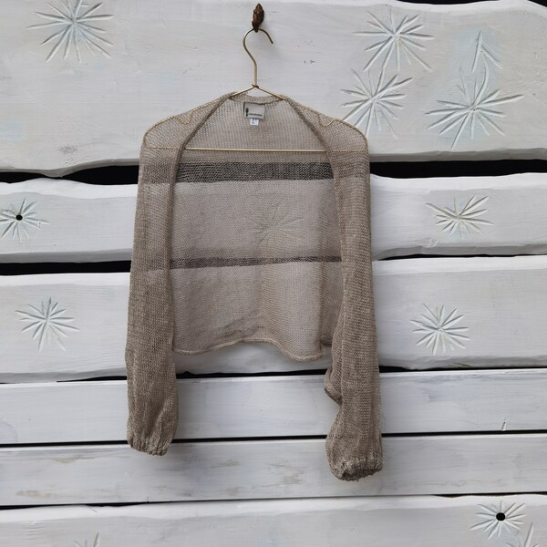 Knit Linen Top - Etsy