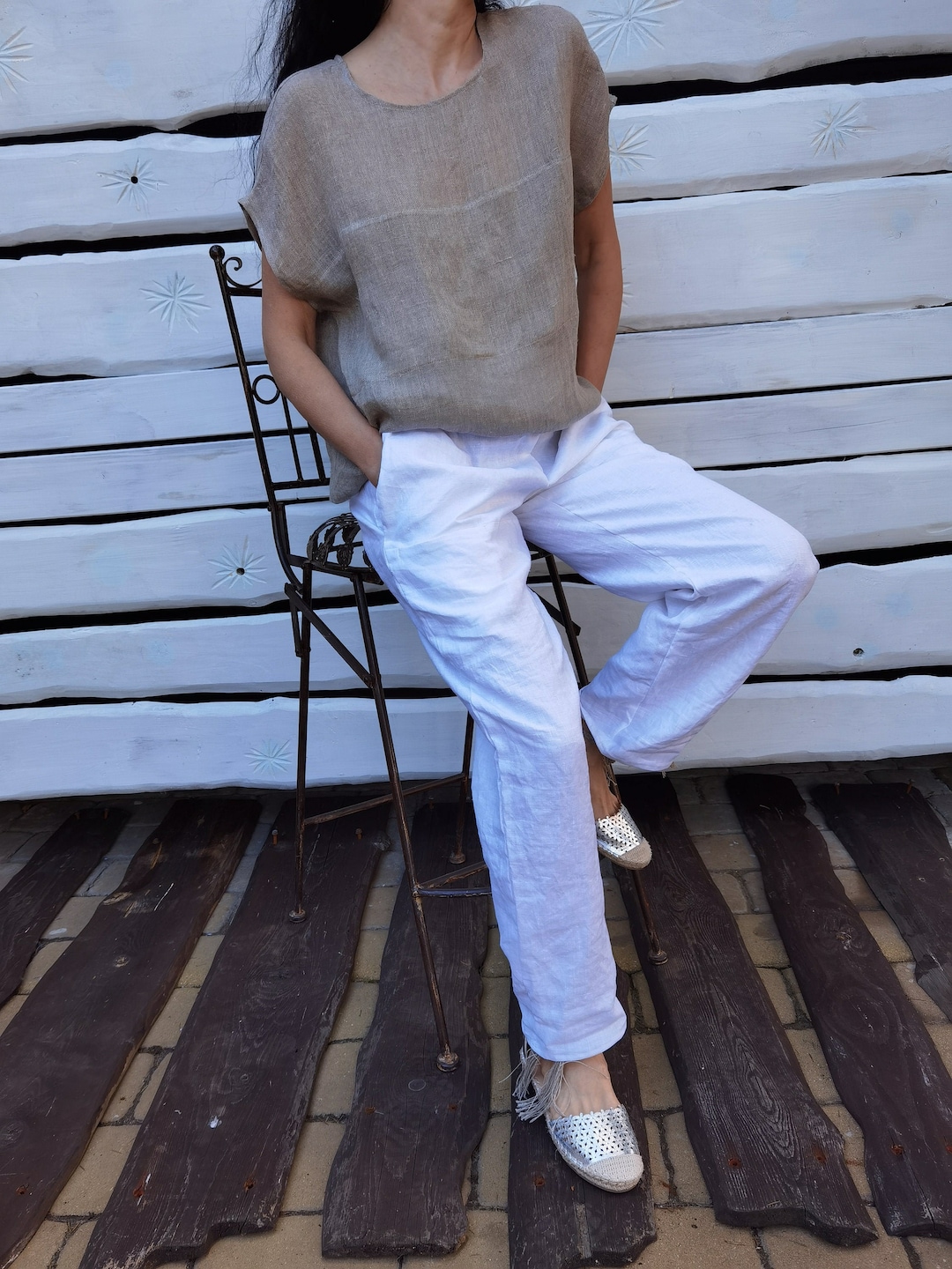 Lightweight Linen Top | Linen Blouse | Linen Top | Natural Linen ...