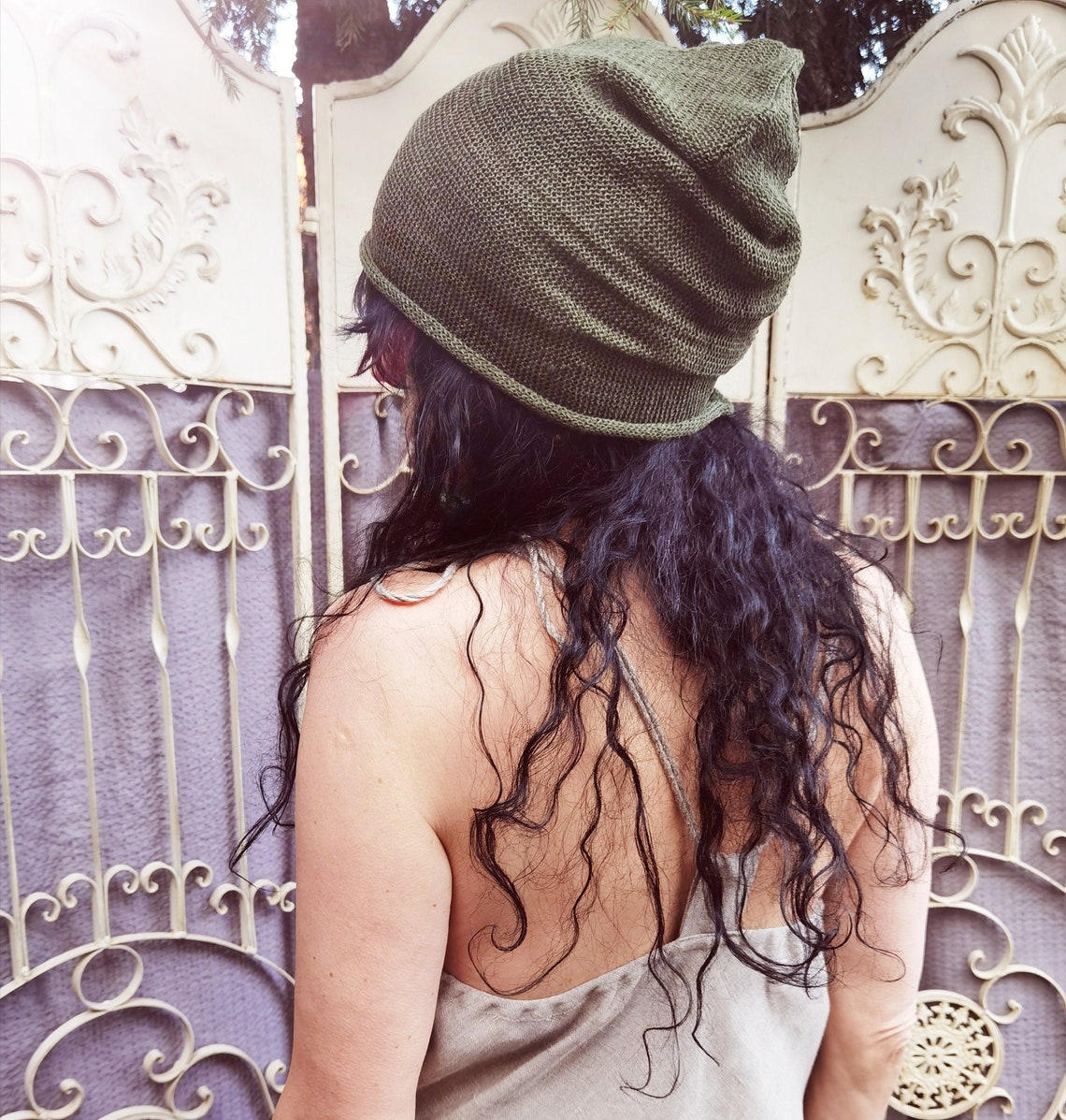 Unisex Beanie Linen Summer Beanie Slouchy Beanie - Etsy