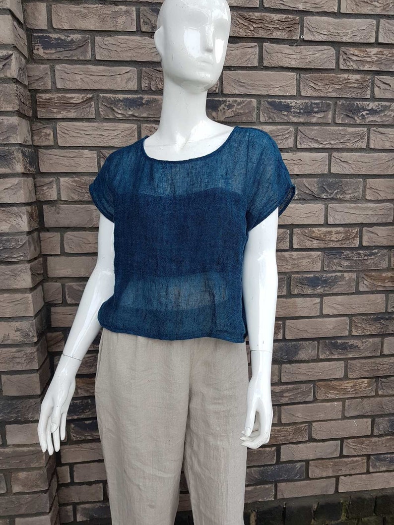 Lightweight Linen Top Linen Blouse Linen Top Natural - Etsy