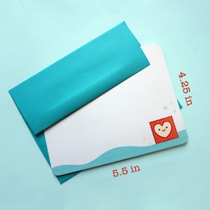 Snail Mail Notecard Set of 8 | Cute Letter Notes | Love Post Office ...