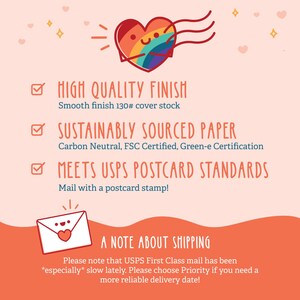 I Love You a Waffle Lot Postcard | Cute Waffles Note | Snail Mail Card ...