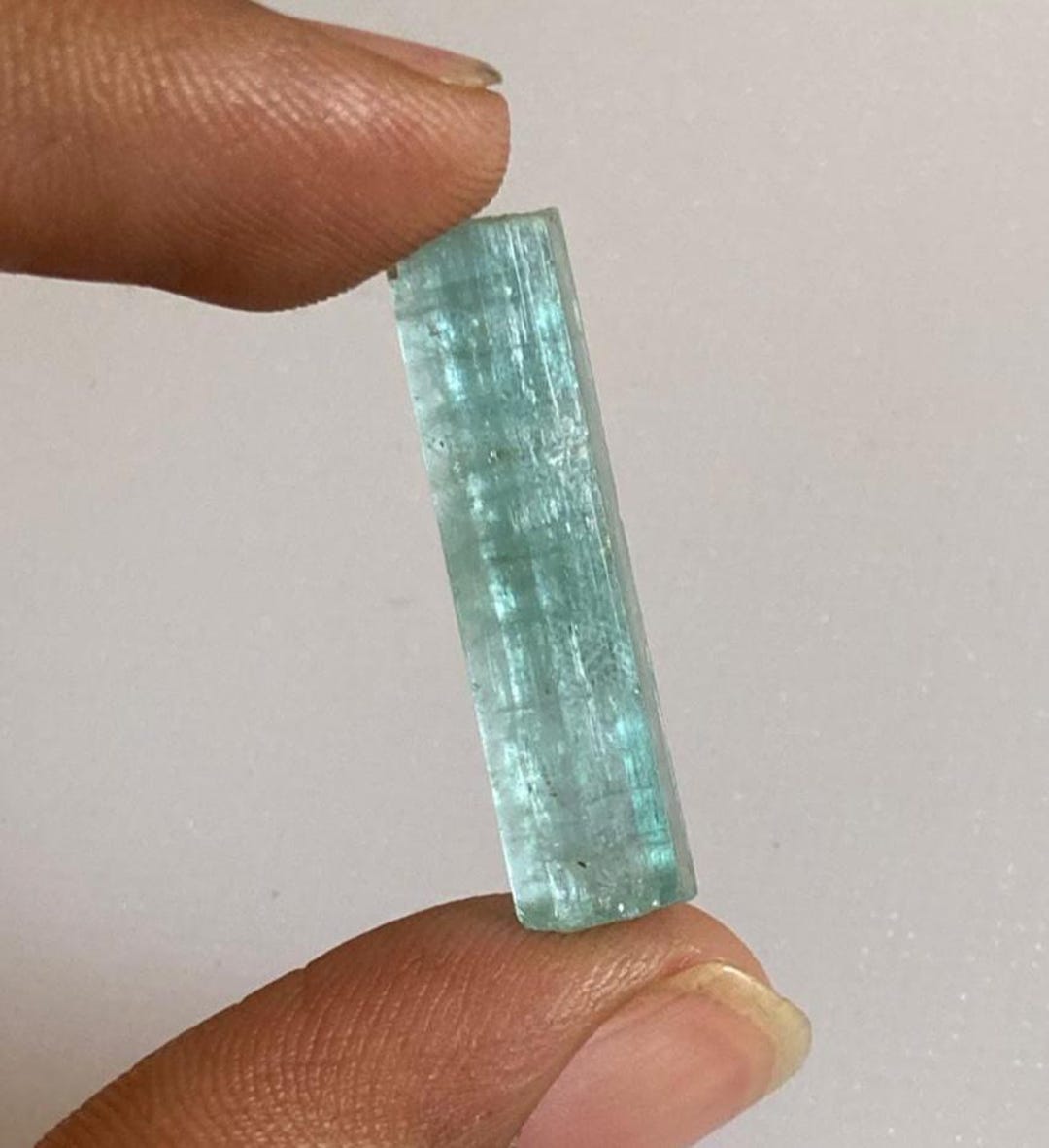15 Carat Emerald Green Crystal Facet Rough, Gem Quality From Nigeria ...