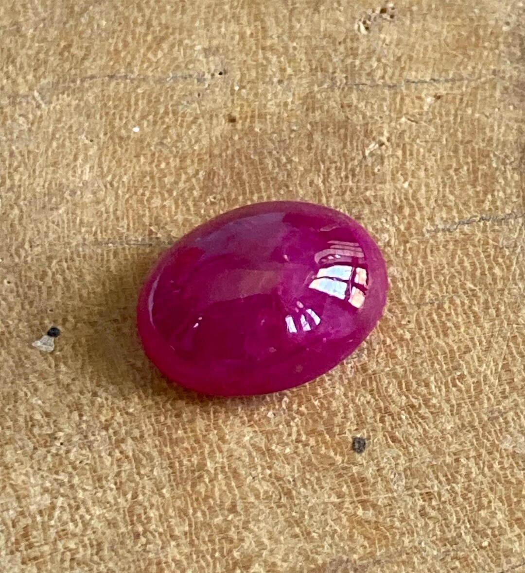 Natural Mogok Ruby - 4.60 Carat Oval Cut Ruby, Eye Clean Loose Gem 10.3 ...