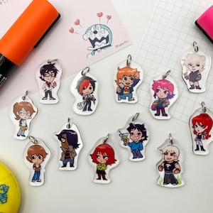 Scott Pilgrim Mini Acrylic Phone Charm Keychains - Etsy