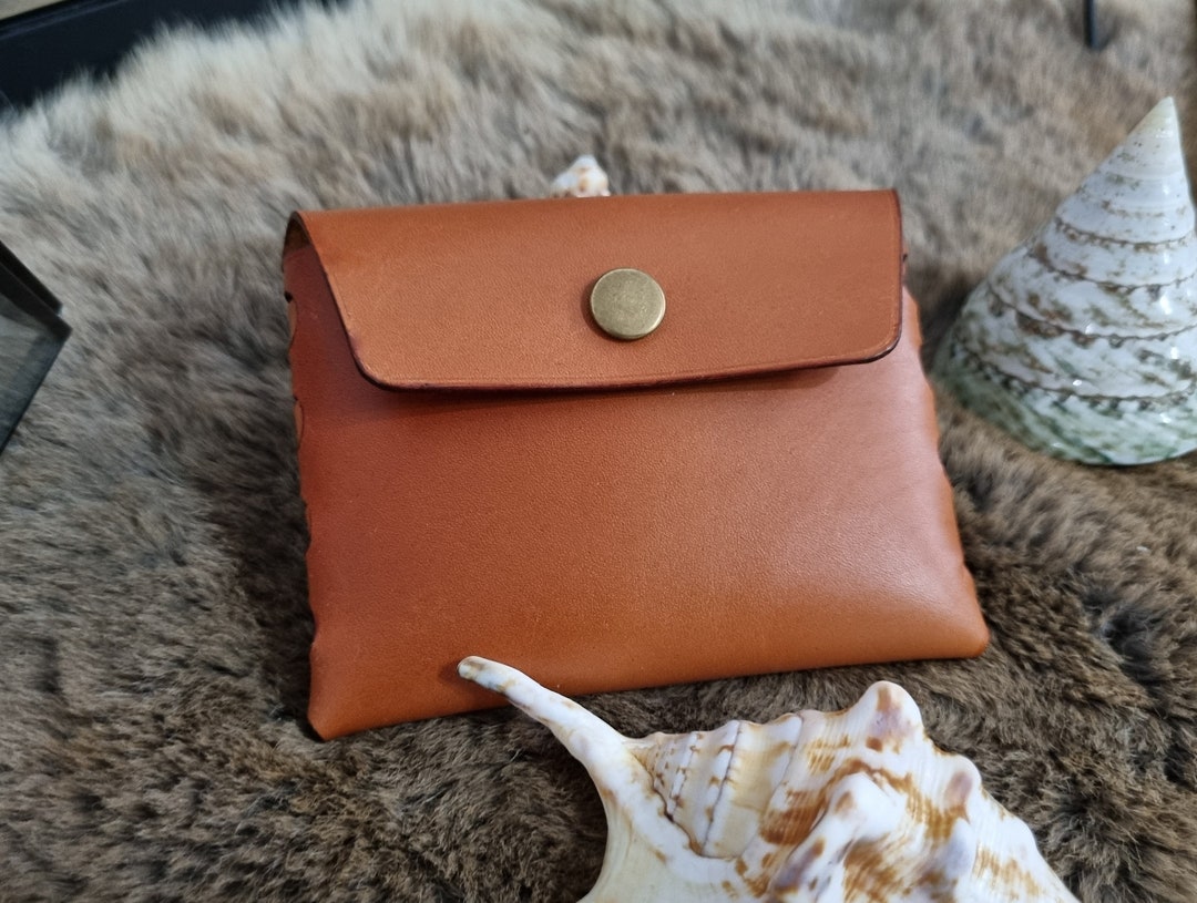 Leather Stitchless Pouch Pattern PDF- Simple Beginner Leather Project ...