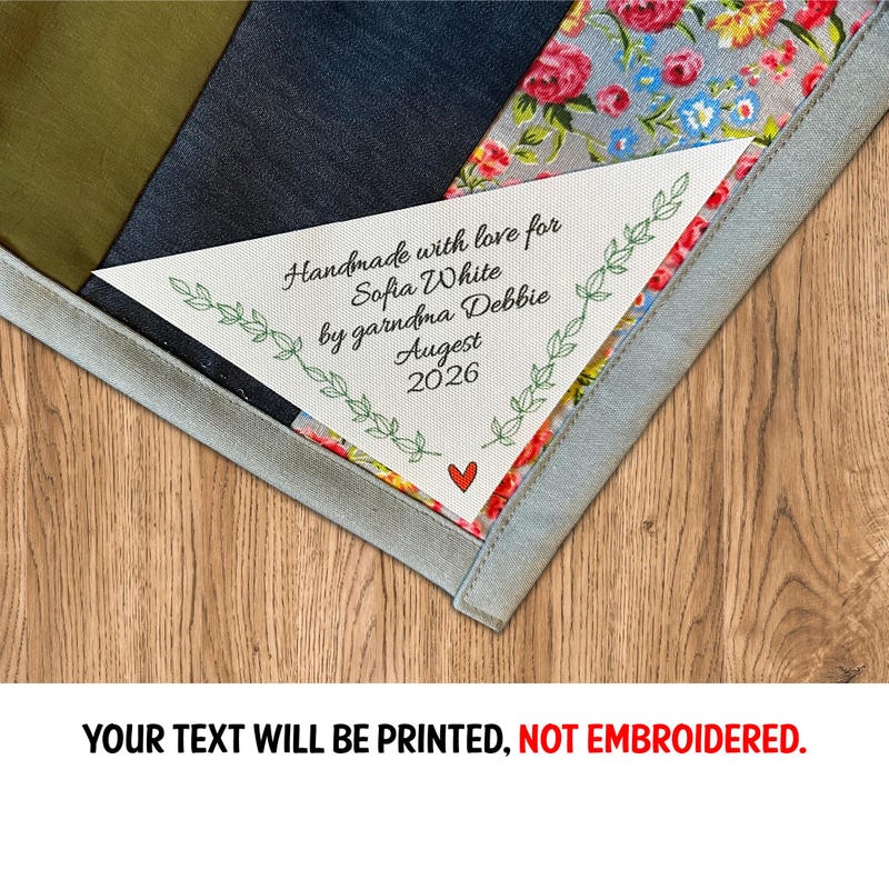 Personalized Quilt Labels - Etsy