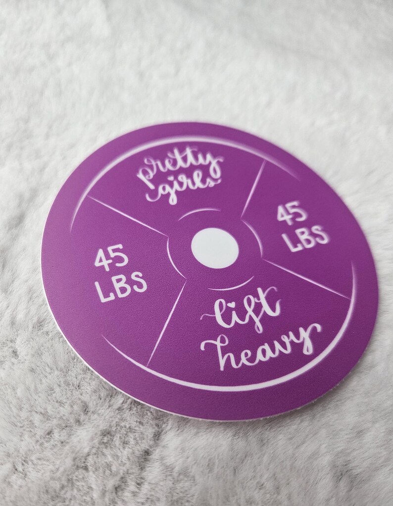Pretty Girls Lift Heavy Sticker, Muscle Girl Era Gym Sticker, Cute ...
