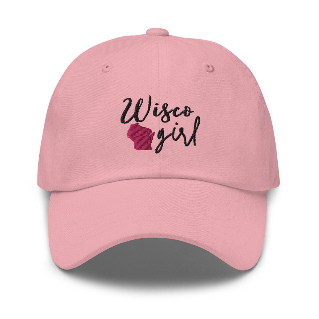 Wisco Girl Embroidered Baseball Hat, Wisco Girl Hat, Wisconsin Girl ...